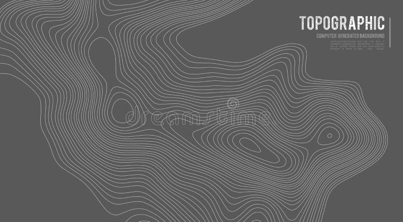 Grey Contours Vector Topography. Geographic Mountain Topography Vector ...