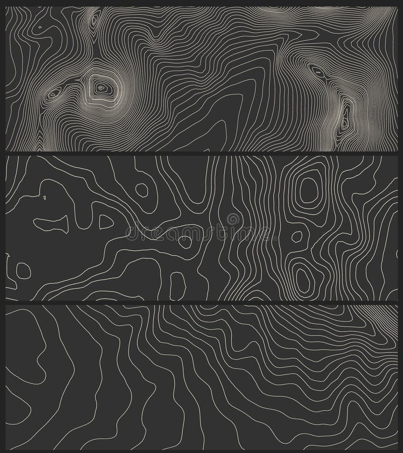Grey Contours Vector Topography. Geographic Mountain Topography Vector ...