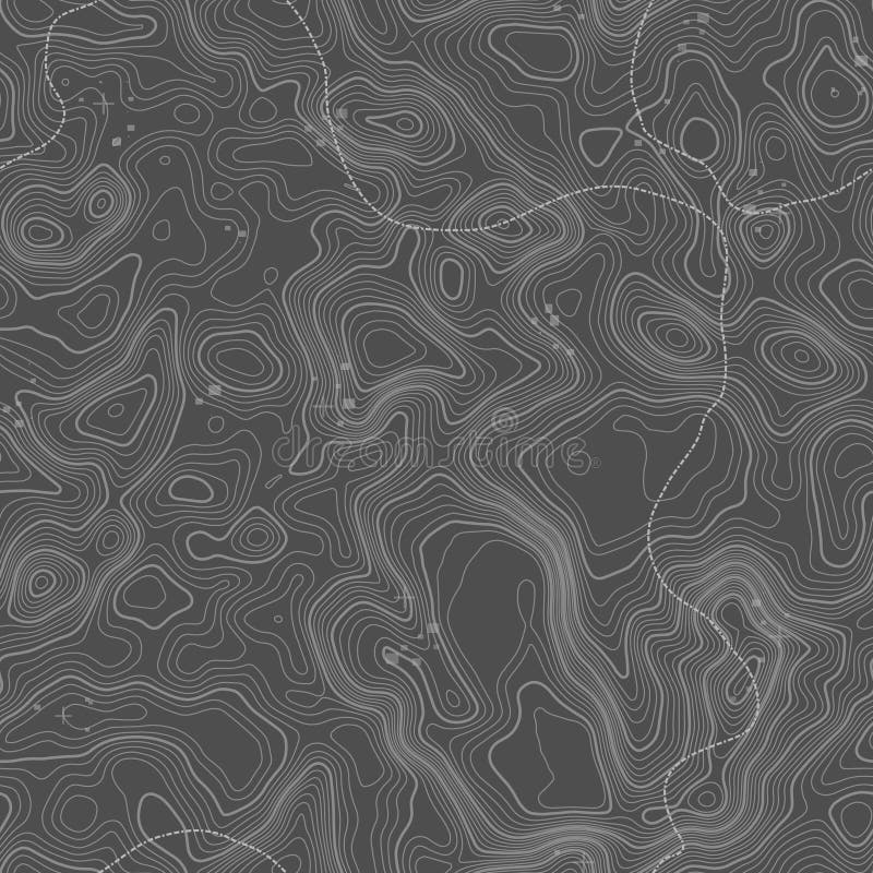 Grey Contours Vector Topography. Geographic Mountain Topography Vector ...