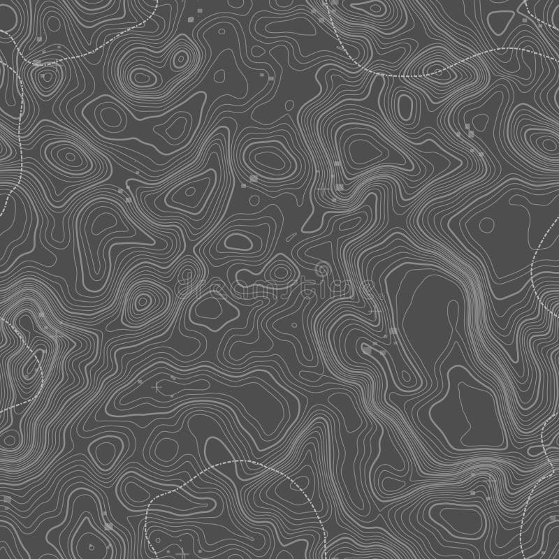 Grey Contours Vector Topography. Geographic Mountain Topography Vector ...