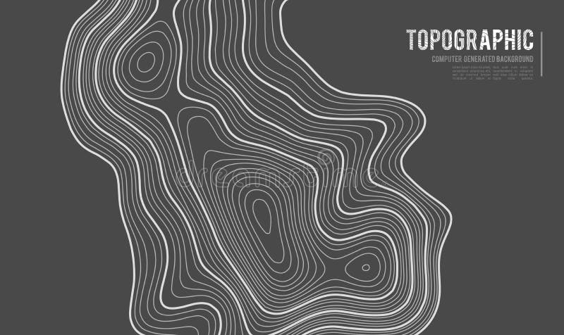 Grey Contours Vector Topography. Geographic Mountain Topography Vector ...