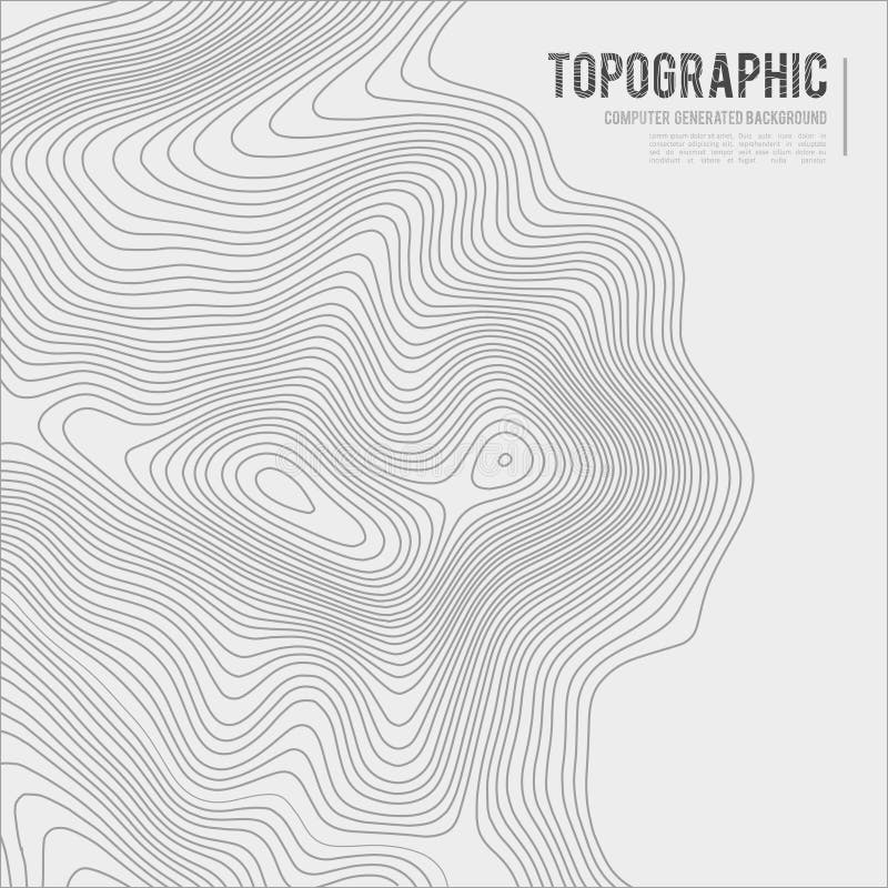 Grey Contours Vector Topography. Geographic Mountain Topography Vector ...
