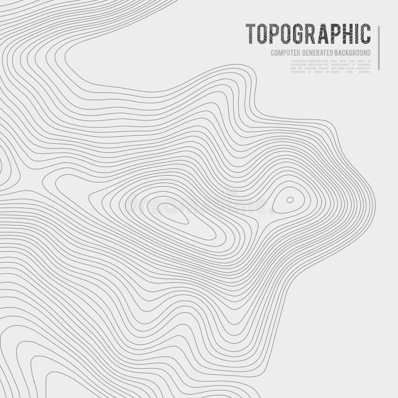 Grey Contours Vector Topography. Geographic Mountain Topography Vector ...