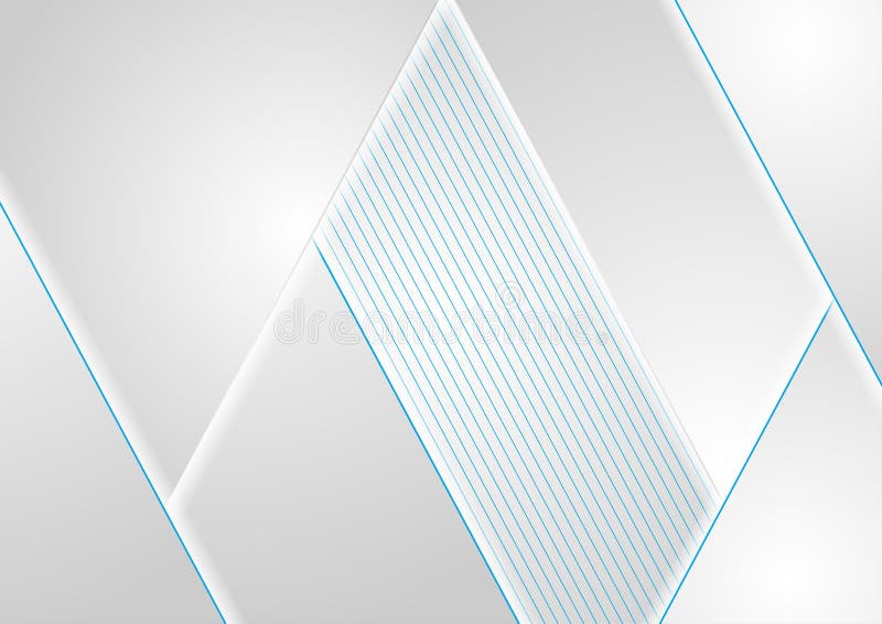 Grey Corporate Abstract Background with Blue Lines Stock Vector ...