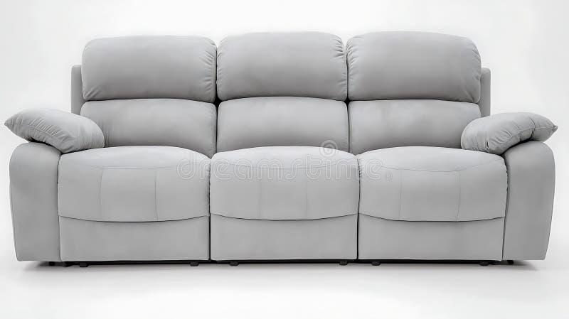 Grey Couch Living Room Cupholders Recliners Stock Photos - Free ...