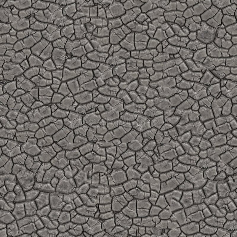 Grey Cracked Pitch Seamless Texture. Stock Image - Image of drop ...
