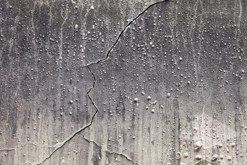 Grey Cracked Texture Surface with Bubbling Paint Stock Image - Image of ...