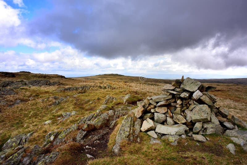 Grey Crag to Harrop Pike stock image. Image of fell - 110408507