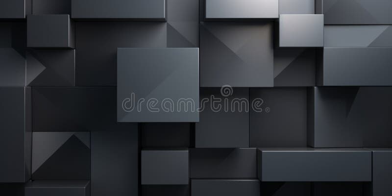 Grey Creative Abstract Geometric Wallpaper. Stock Illustration ...