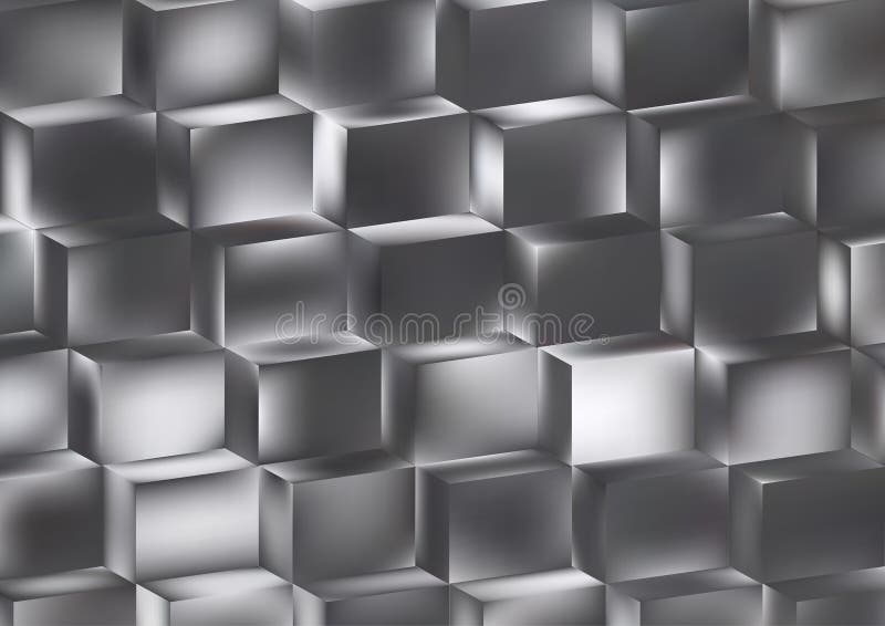 Grey Cube Background Vector Eps Stock Vector - Illustration of gray ...