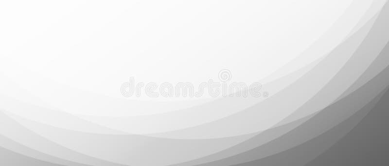Grey Curved Abstract Background Stock Illustration - Illustration of ...
