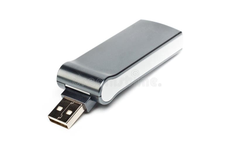 Grey curvy usb flash drive stock image. Image of save - 24842317