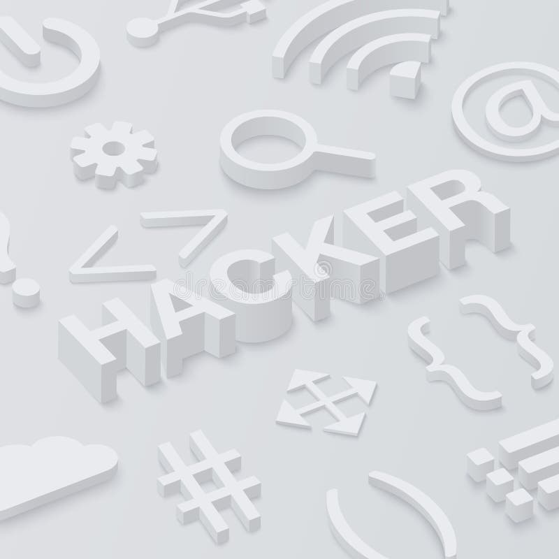 Grey Hacker Or Coder Icon Isolated On White Background Programmer Developer Working On Code