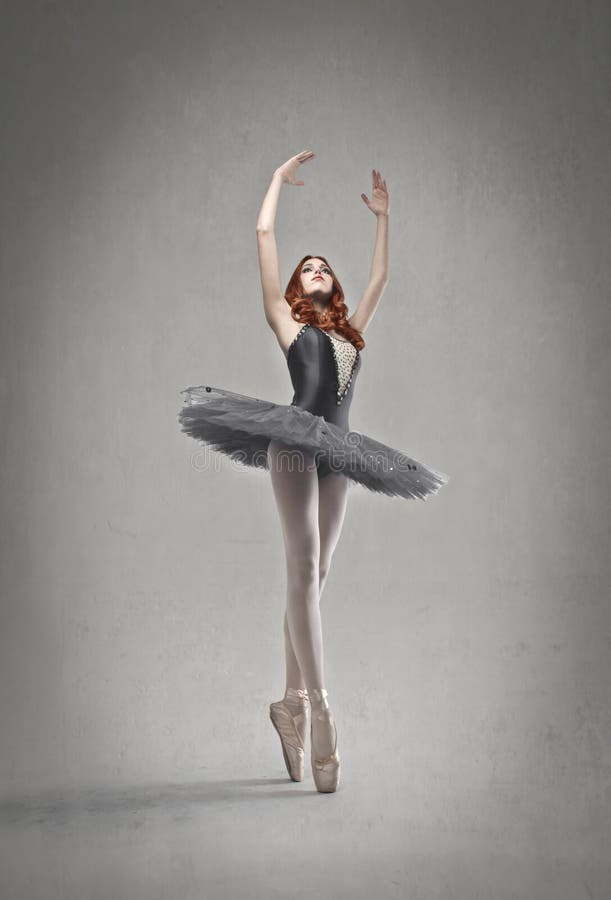 Grey Dancer stock photo. Image of shoe, pose, girl, dance - 28247452