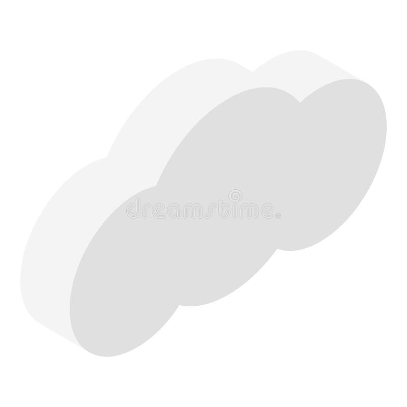 Grey Cloud and Lightning Icon, Comics Style Stock Illustration ...