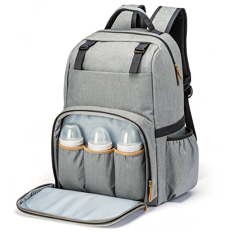 Grey Diaper Backpack Stock Illustrations – 7 Grey Diaper Backpack Stock ...