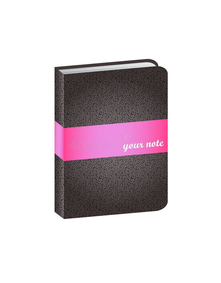 Grey diary stock vector. Illustration of meeting, note - 104636352