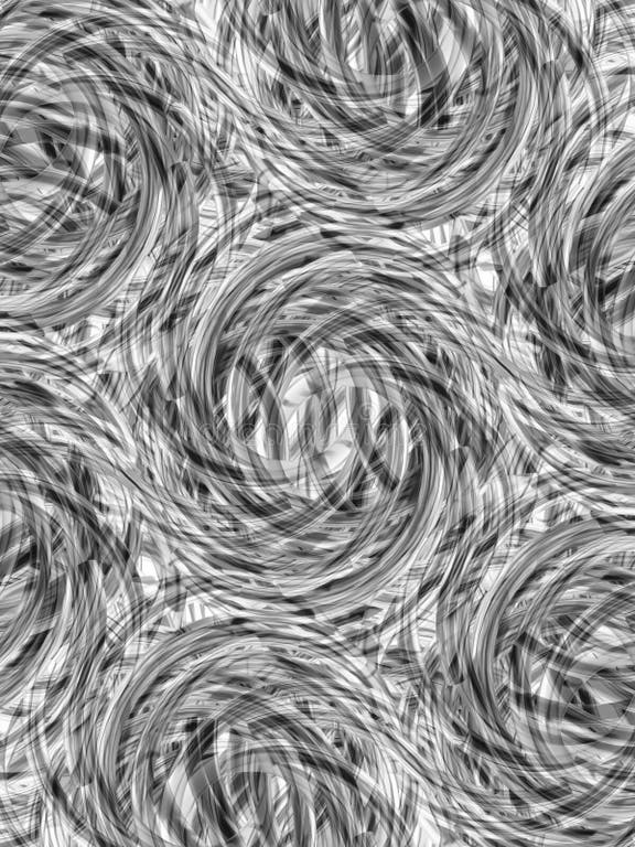 Grey Diffusion Knot Abstract Stock Illustration - Illustration of curvy ...
