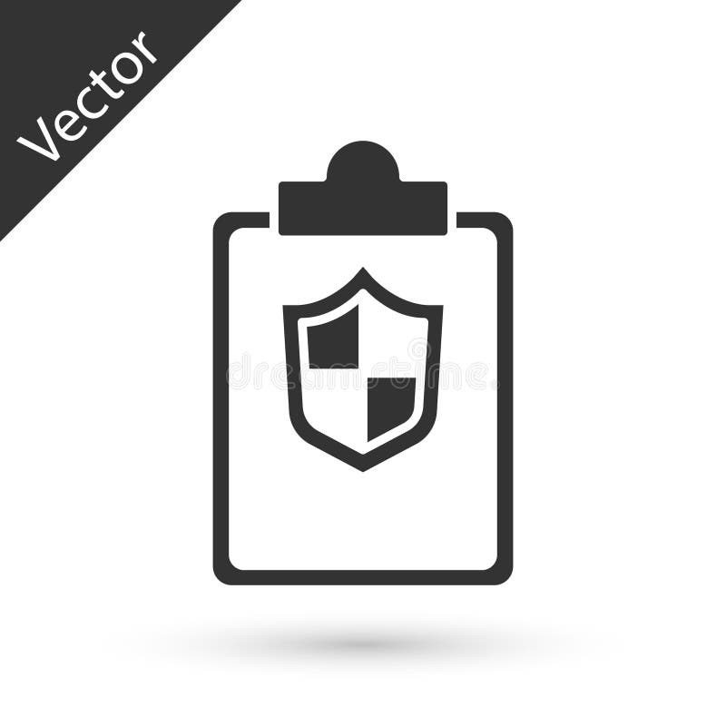 Grey Document Folder Icon Isolated on Grey Background. Accounting ...