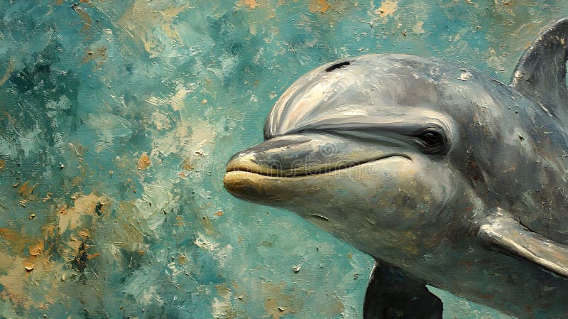 Grey Dolphin Isolated on White Stock Illustration - Illustration of ...