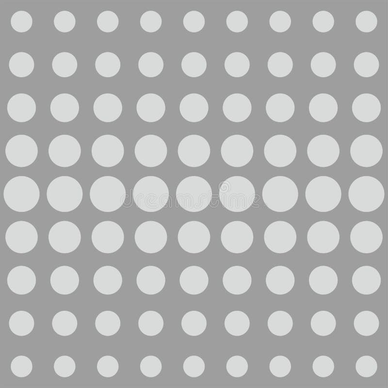 Grey Dotted Circle Background