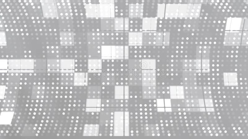 Grey Dotted Grid and Square Pattern Background Loop. Stock Video - Video of wallpaper ...