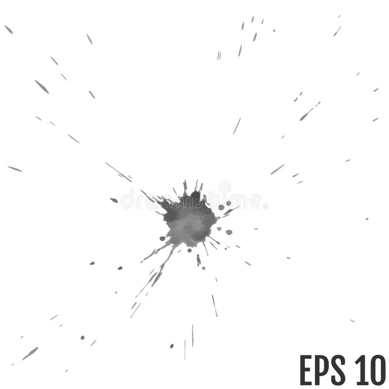 Vector Stains, Blots, Splashes Set. Ink Splats Stock Vector ...