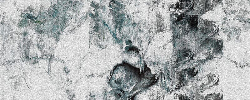 Grey Dystopian Rock Abstract Painting Stock Image - Image of painting ...
