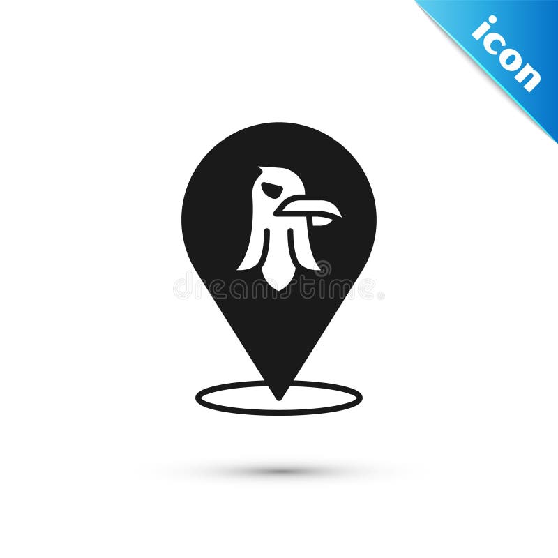 Presidential Falcon Lectern in Front View Stock Vector - Illustration ...