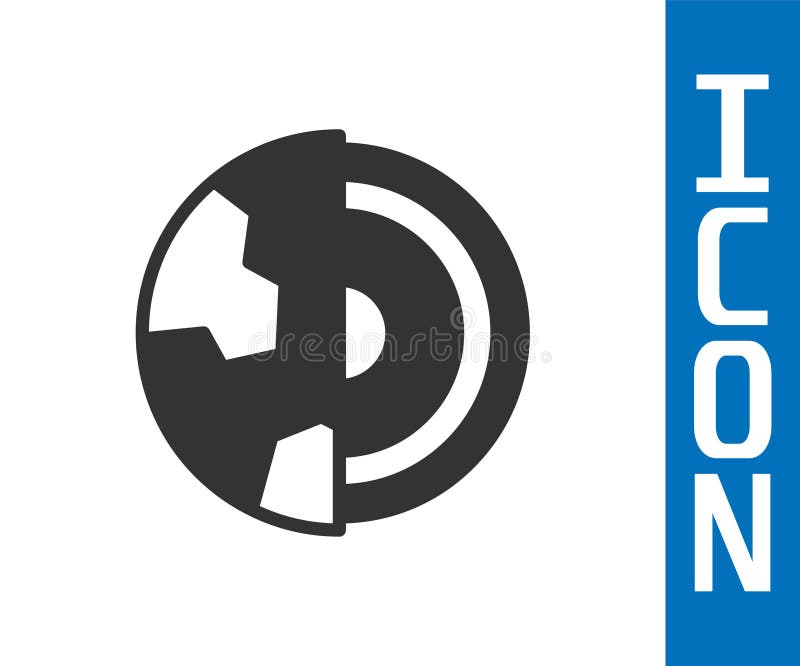 Earthcore Logo Earth Core Model Black And White Stock Photos & Images