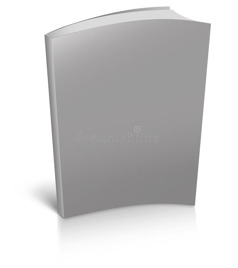 Grey book stock illustration. Illustration of clean, paper - 82877622