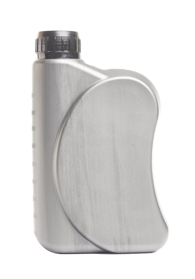 Engine Oil Bottle Isolated on White. Stock Photo - Image of fuel ...