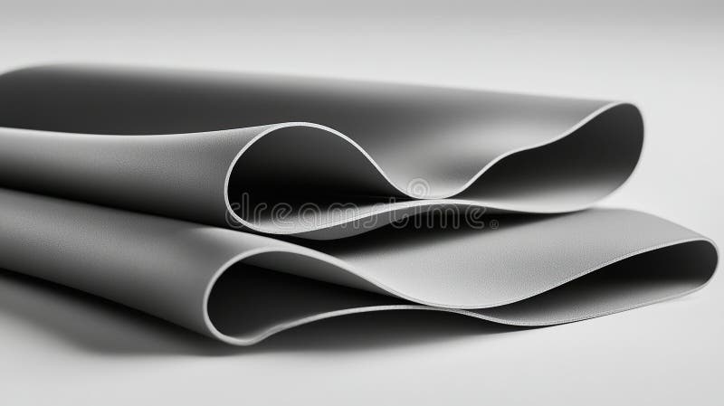 Grey Fabric Folds, Studio Backdrop, Soft Waves, Textile Design Stock ...