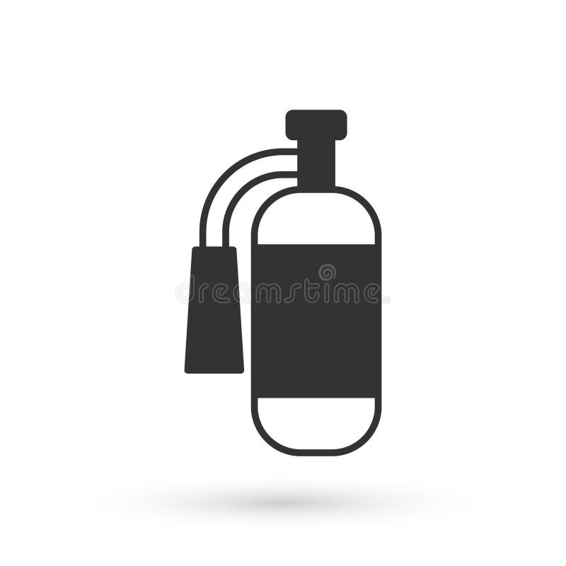 Grey Fire Hydrant Icon Isolated on White Background. Vector Stock ...