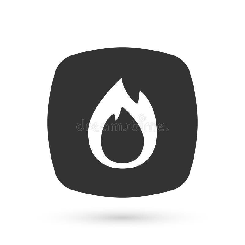 Grey Fire Hydrant Icon Isolated on White Background. Vector Stock ...