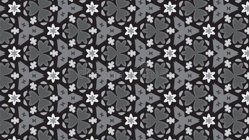 Grey Floral pattern stock vector. Illustration of purposes - 103256159
