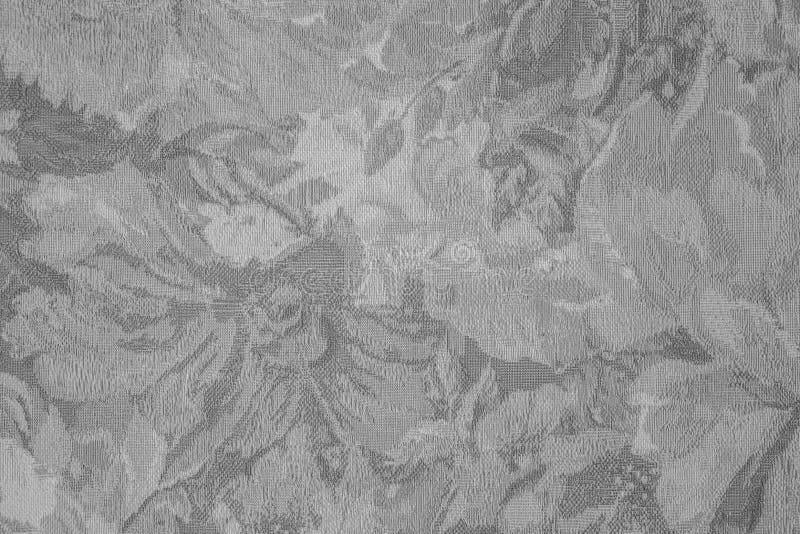 Grey Flowers on Wallpaper Background. Pastel Colors Texture Stock Photo ...