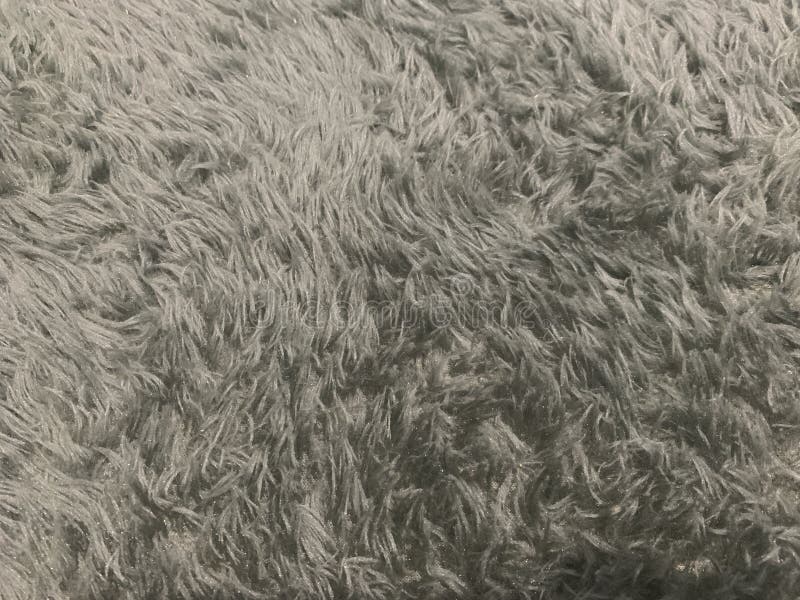 Grey fluffy rug stock photo. Image of karpet, abstract - 263147690