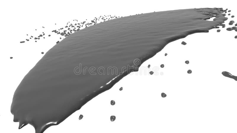 Grey Fluid Flow Hits a Surface. Juice Stock Video - Video of spatter ...