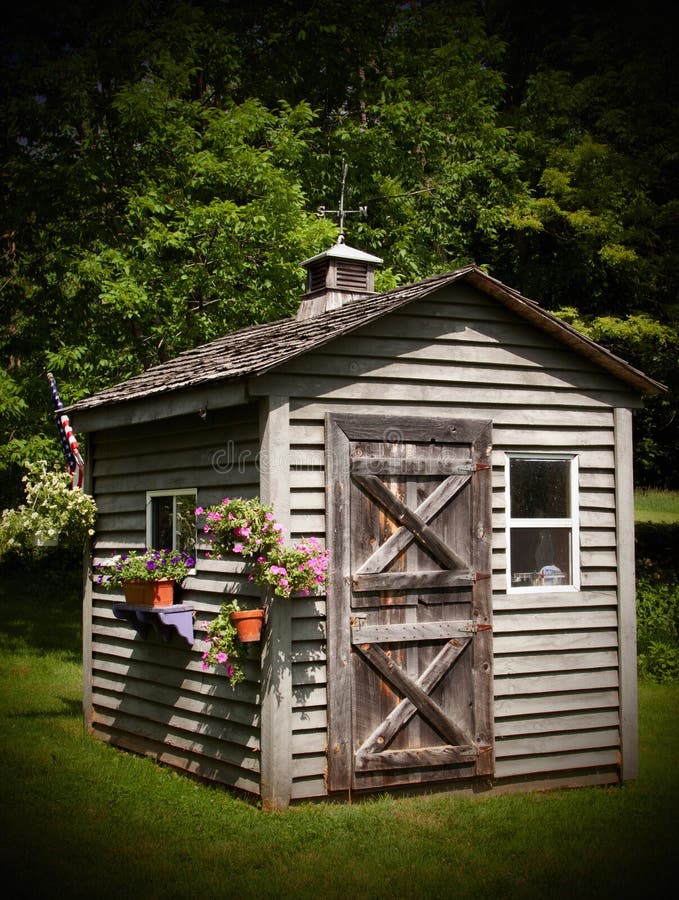 Rustic Garden Shed stock image. Image of rood, greed - 30069791