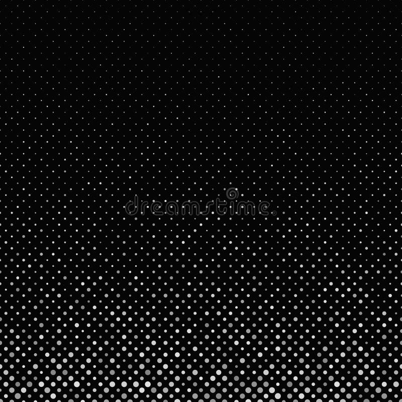 Grey Geometric Circle Pattern Background - Illustration with Small Dots ...