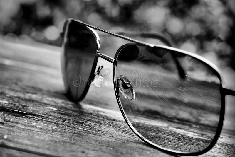 Grey Glasses stock photo. Image of glow, wood, glasses - 10977078