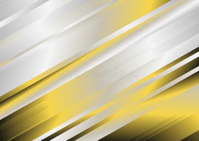 Grey and Gold Gradient Diagonal Lines Background Design Stock Vector ...