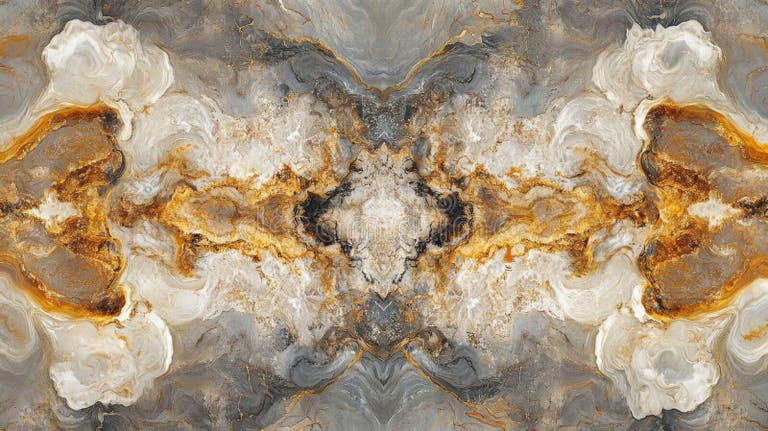 Grey and Gold Marble Texture Background Pattern Stock Illustration ...