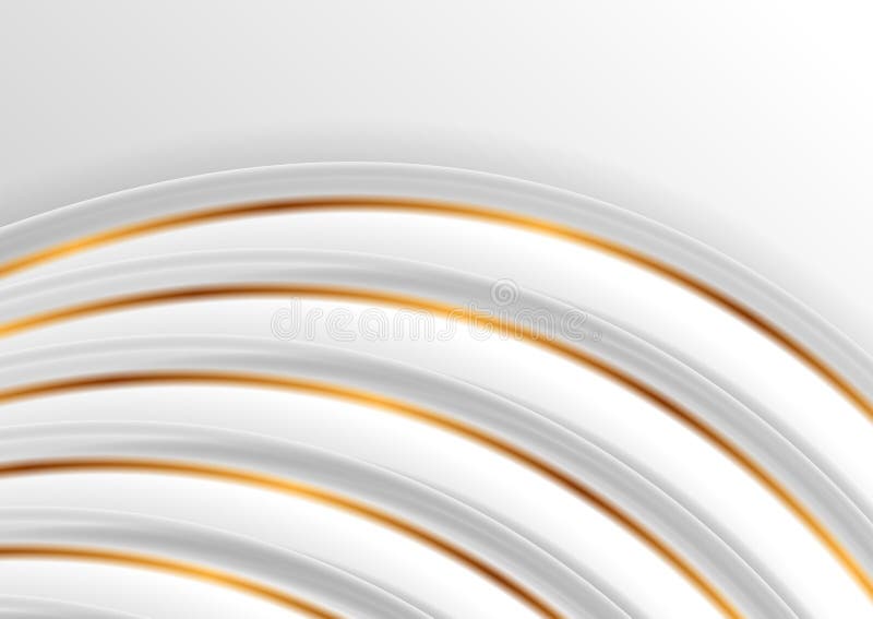 Gold Smooth Lines Abstract Luxury Tech Background Stock Illustration ...