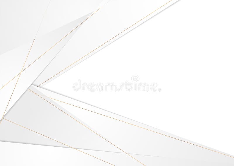 Grey Golden Stripes and Lines Abstract Corporate Geometry Background ...