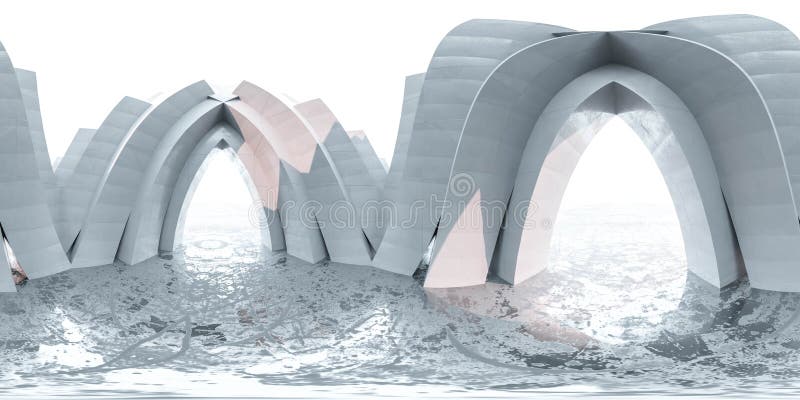 Grey Gothic Neo Classic Architecture Arch Modern Design Abstract ...