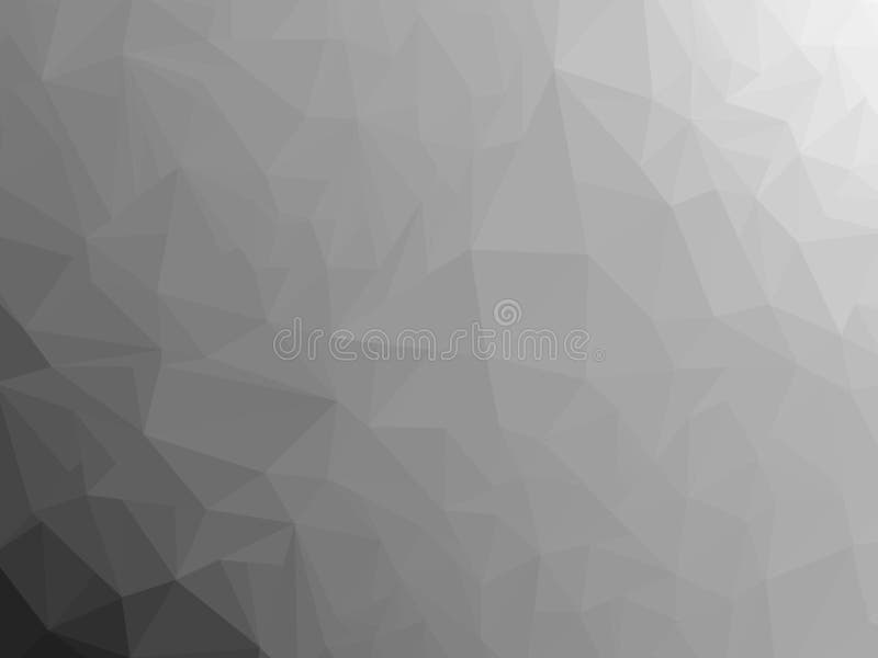 Grey Gradient Triangular Abstract Background. Triangular Patterns. Low ...