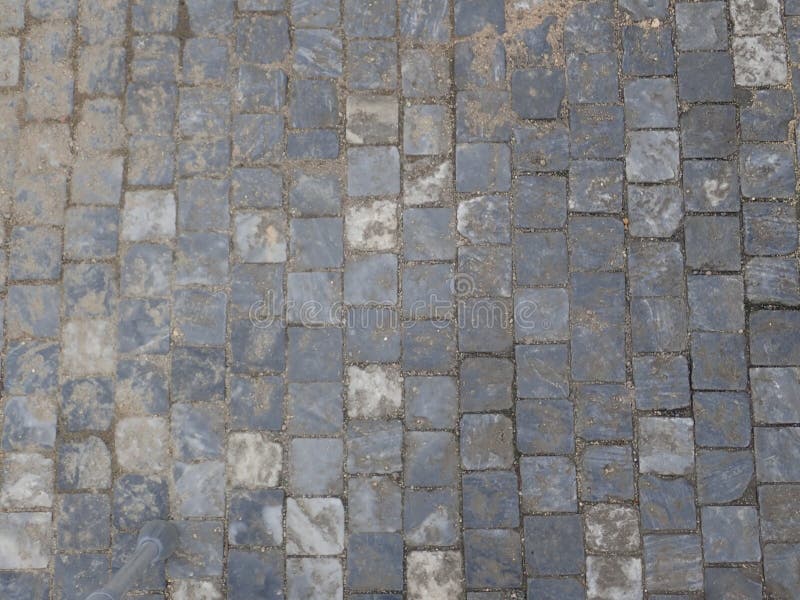 Grey Granite Street Tiles Texture Stock Photo - Image of stone, scene ...
