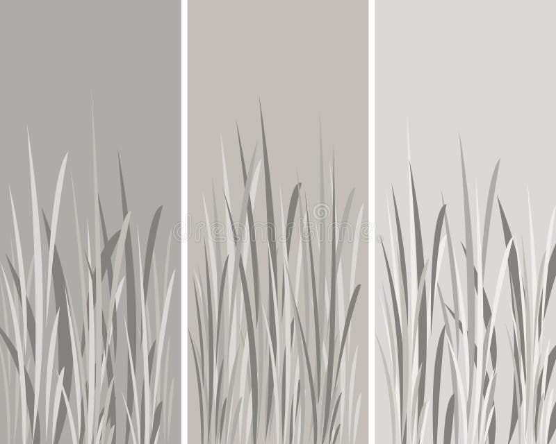 Grey grass stock illustration. Illustration of chic, dark - 3432855